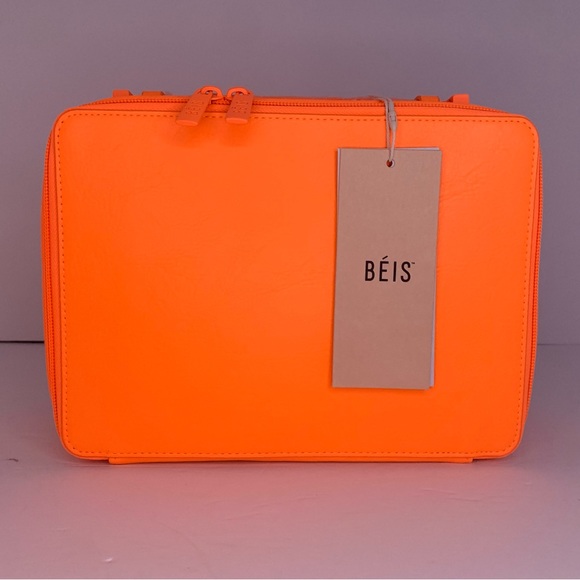 BEIS | Bags | Beis Creamsicle Cosmetic Case | Poshmark